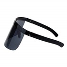 Unisex Retro Shield Visor Sunglasses Oversize Integrated Lens Fashion ...