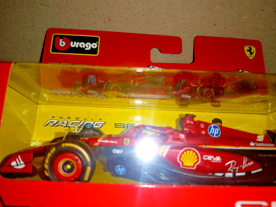 Burago F1 SF-24 Ferrari 1:43 Scale Diecast Metal Race Car New Must See ...