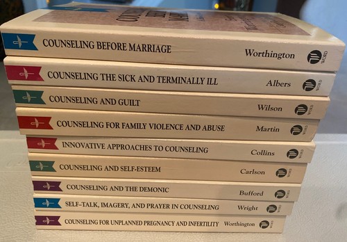 Gary Collins Resources for Christian Counseling 9 Volumes Word Books ...