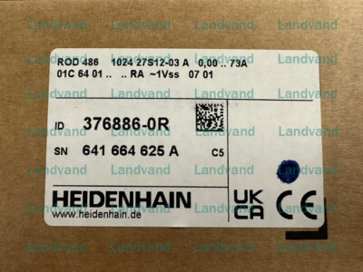 HEIDENHAIN ROD 486 1024 line encoder axial flange ID# 376886-0R new in ...