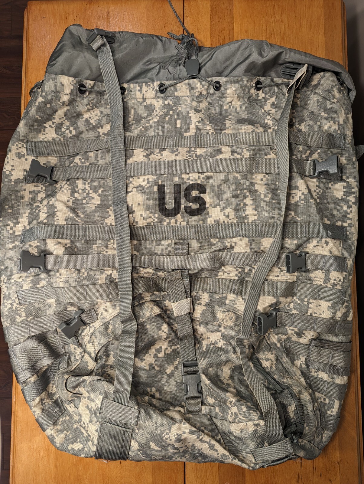 2 - US Military Surplus Rucksack USGI Large Field Pack MOLLE II ACU ...