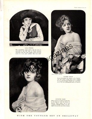 1919 Lola Fisher, Claire Nagle and Annette Bade Original print from ...