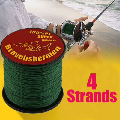 100M 6-100LB 4 Strands Braided Line PE Fishing Line Super Strong Line ...