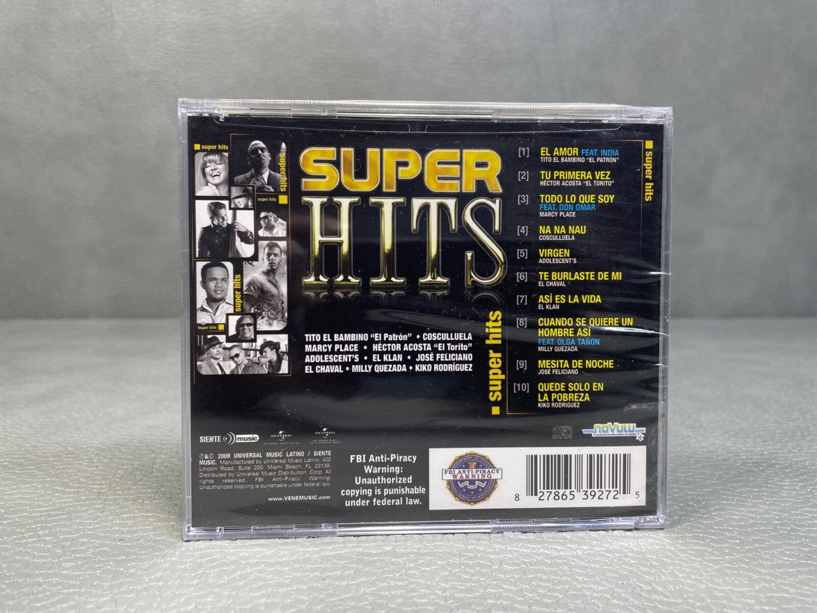 Super Hits by Various Artists (CD, Nov-2009, Siente Music) for sale ...