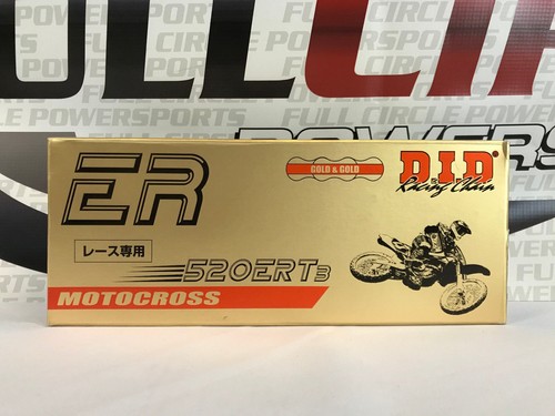 DID 520 X 120 GOLD ERT3 Chain CRF,KXF,RMZ,YZF 250,450 Dirt Bike MX ...