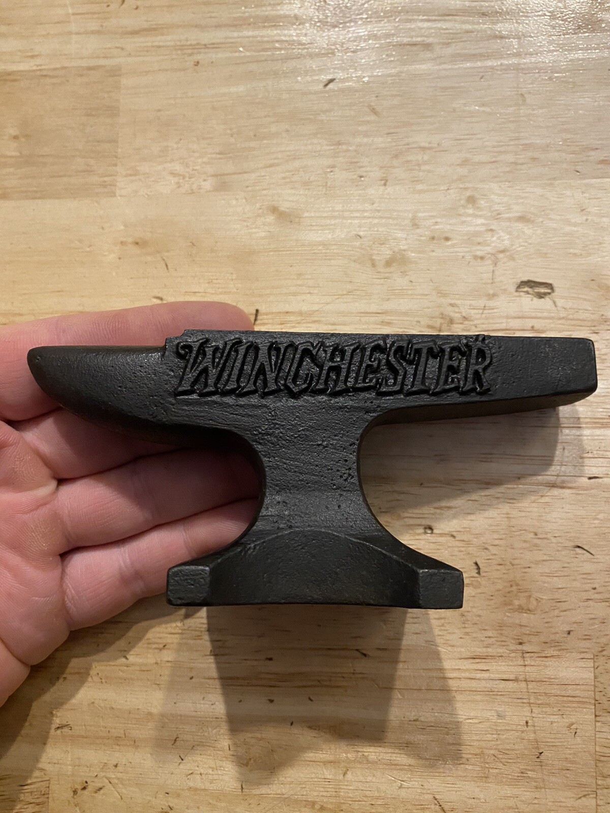 Winchester Anvil Gunsmith Gun Rifles Collector Paperweight Blacksmith ...