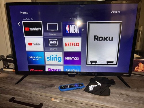 Element 32" 4K HD LED Roku Smart TV - Black for sale online | eBay