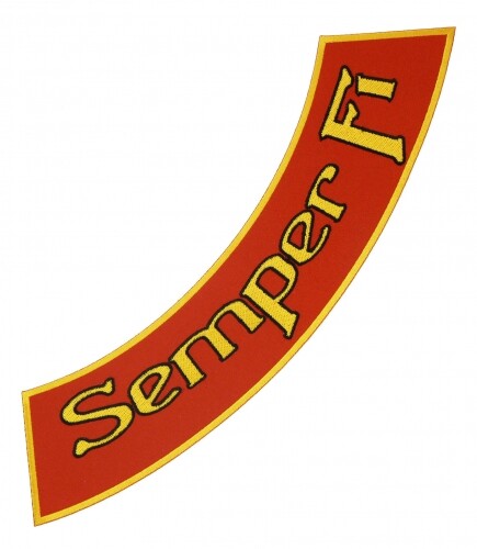 Semper Fi U.S. Marines Rocker Patch, Military Patches | eBay