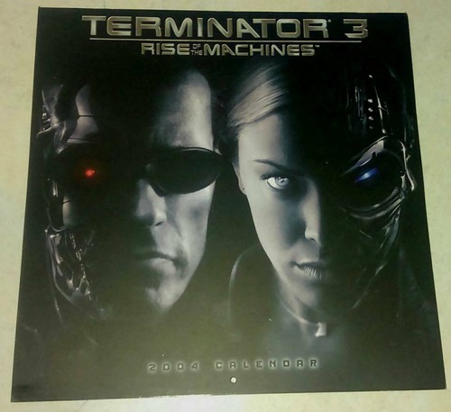TERMINATOR 3 RISE OF THE MACHINES 2004 UK-USA WALL CALENDAR ...