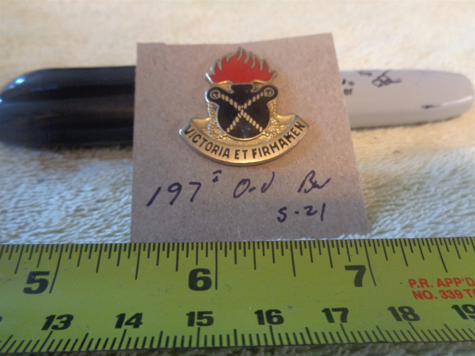 197th Ordnance Battalion S-21 Unit Crest, DI, DUI (DRAW#86) | eBay