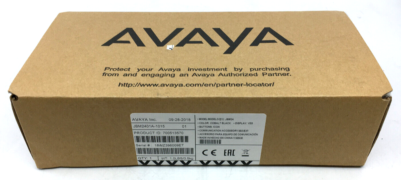 Avaya JEM24 Expansion Module JBM2401A-1015 Button Module 700513570 for ...