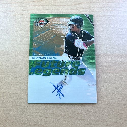 2024 Panini Prospect Edition - Future Legends Signatures Braylon Payne ...