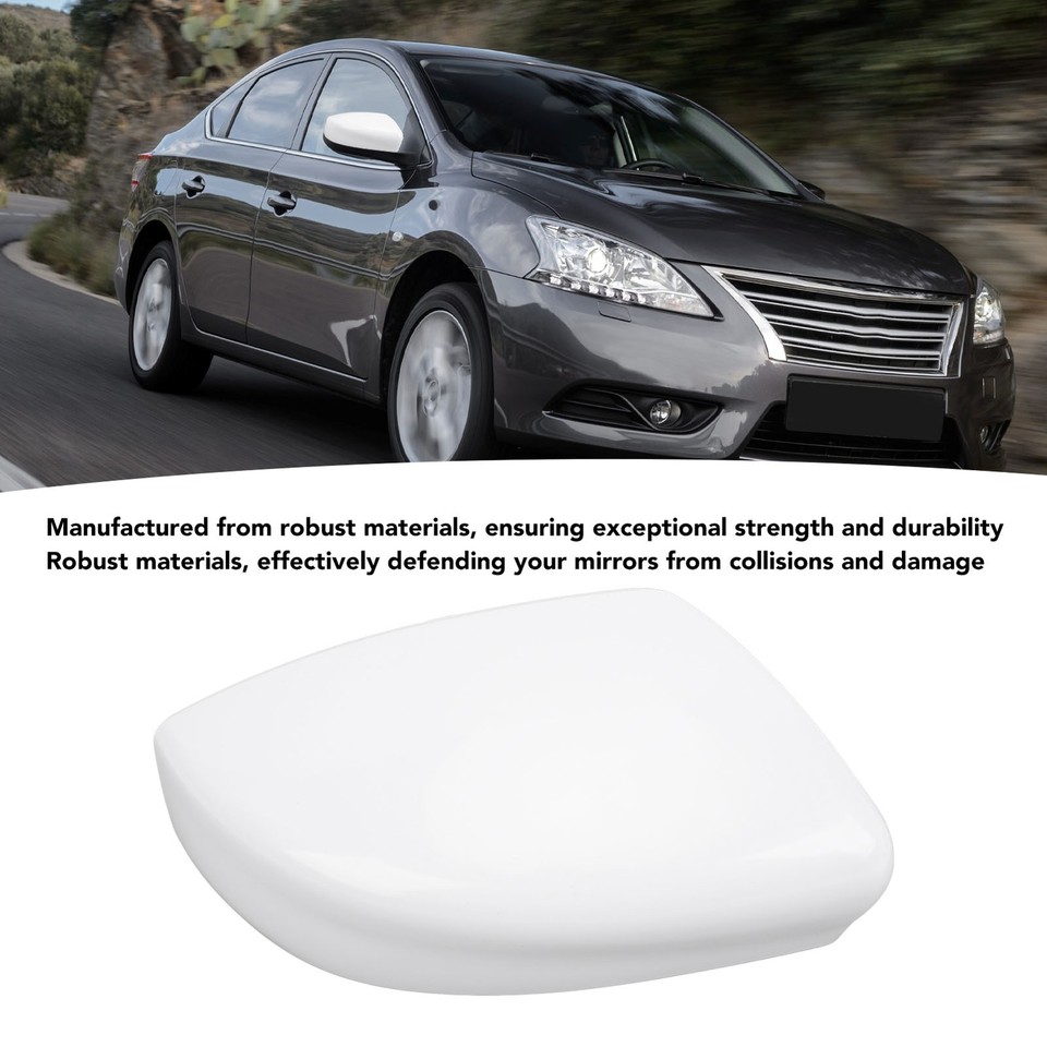 Right Side Mirror Cover Exterior Rearview Mirror Cover Cap Unpainted ...