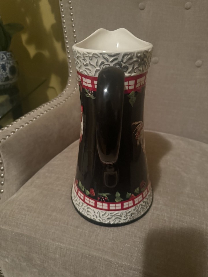 Bella Casa by Ganz | Rooster Pitcher | Holiday Design | Pre-Owned | eBay