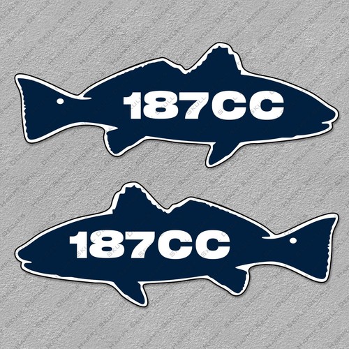 SEA FOX 187CC BOAT DECALS STICKERS Set of 2 10.75" LONG | eBay