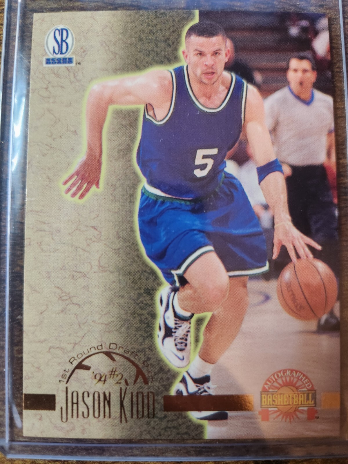 1996 Score Board Autographed Jason Kidd #46 Dallas Mavericks HOF All ...