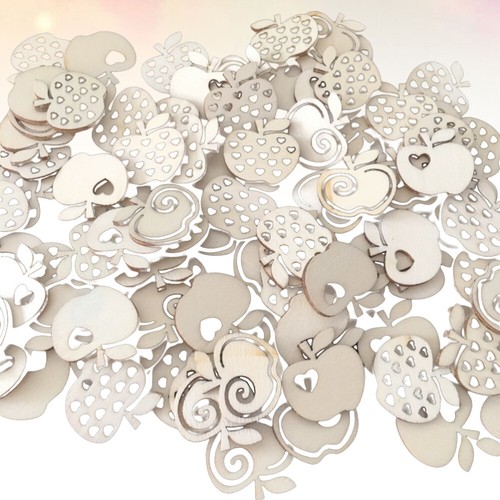 100 Pcs Ornement Copeaux De Bois Patisdecor Accessoire Bricolage Ménage ...