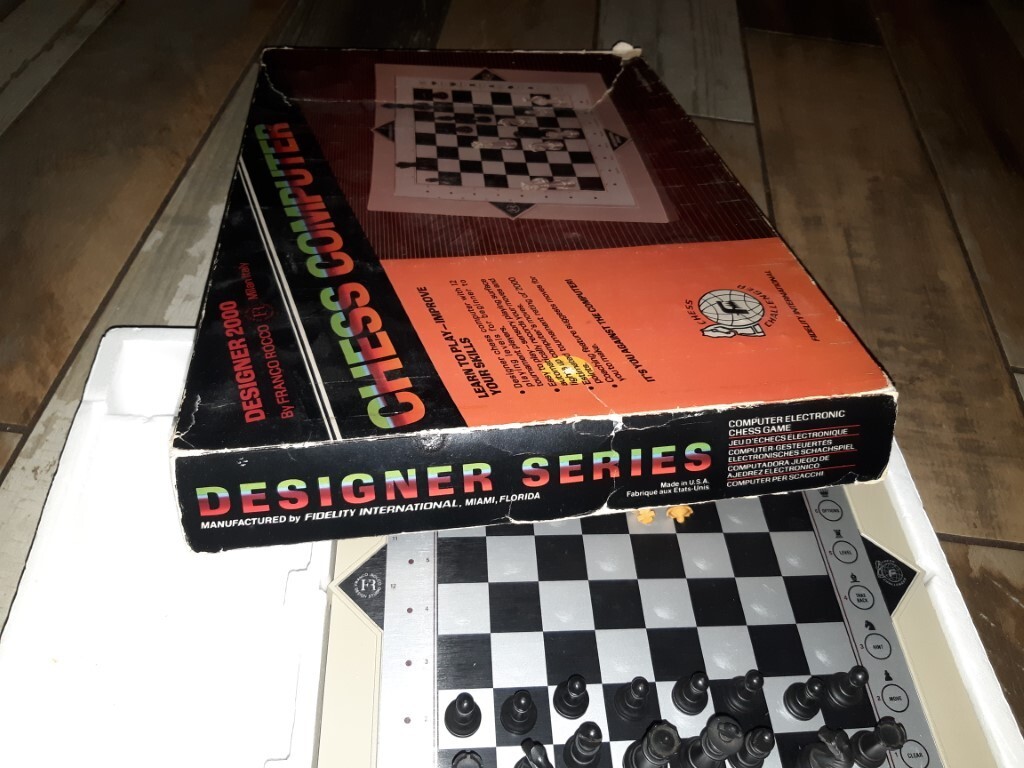 Fidelity Electronic Chess Computer 6102 DESIGNER 2000 Franco Rocco ...