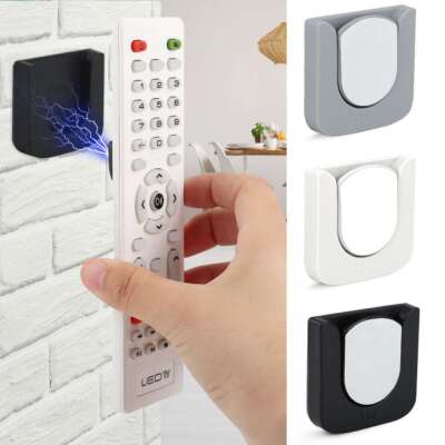 1/2/4Pcs Magnetic Remote Control Holder for Wall Self-Adhesive Remote ...