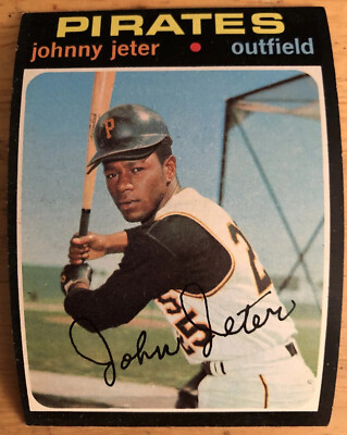 1971 Topps Johnny Jeter Baseball Card #47 Pirates Outfield Low-To-Mid ...