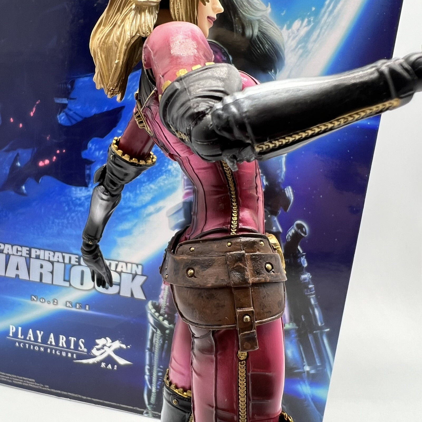 Captain Harlock Space Pilot Action Figure 11in Play Arts Kai Kei Yuki ...