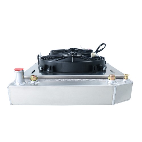 4Row Radiator+Shroud Fan+Realy Fit 2004-16 GMC Savana 2500/CHEVY ...