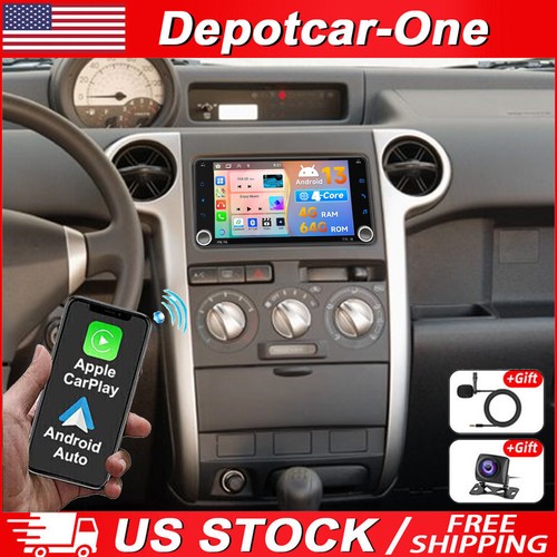7'' Wireless Carplay Android 13 For Scion XB 2004-2006 Car Stereo Radio ...