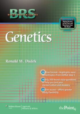 BRS Genetics (Board Review Series) by Dudek PhD, Dr. Ronald W ...