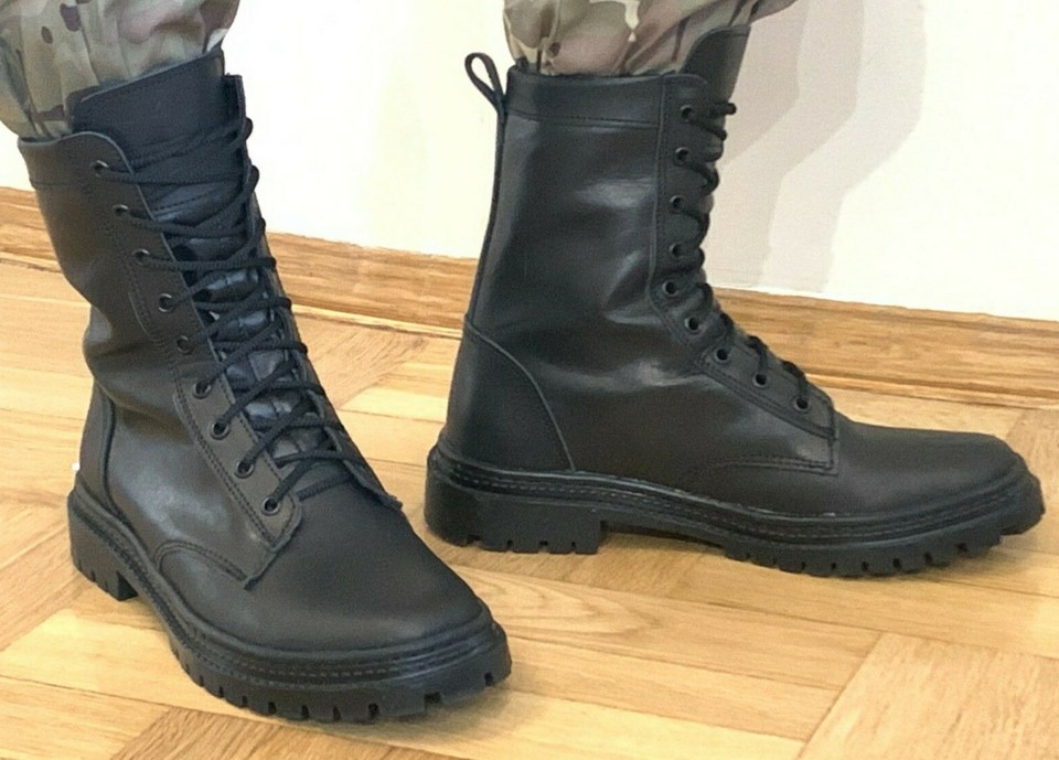 Ukrainian Military Boots Leather Tactical Special Forces Combat ...