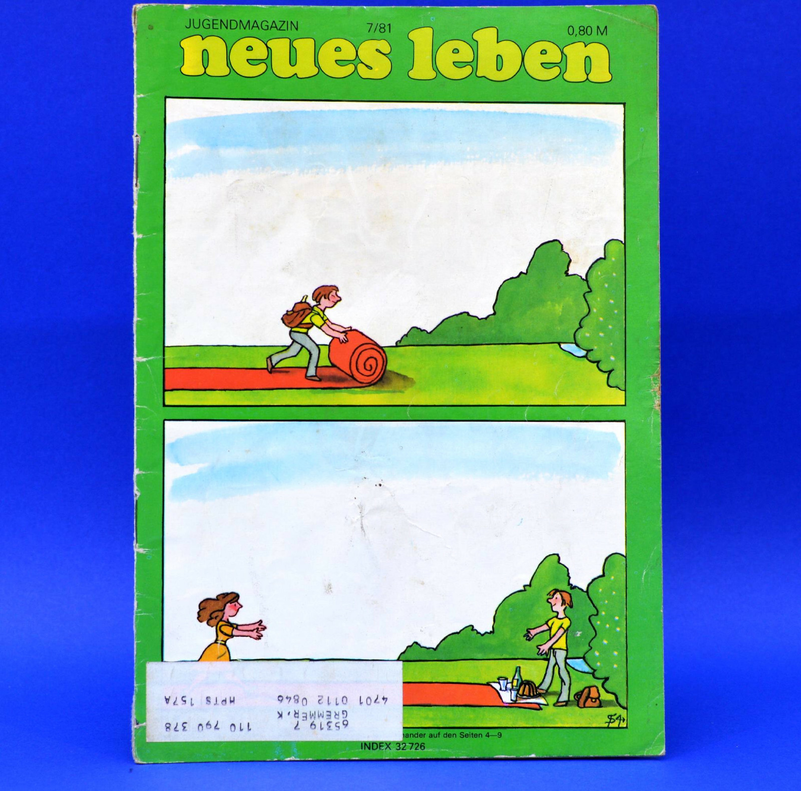 DDR Neues Leben 7 1981 Rolling Stones Gerd Christian Rainer Genss Dean ...