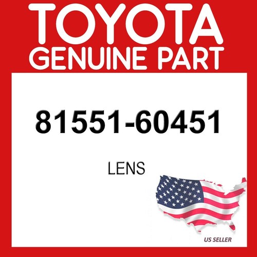 TOYOTA GENUINE 81551-60451 LENS OEM | eBay