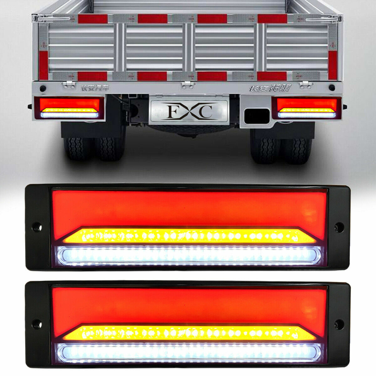 Led Tail Lights For Camper AgriEyes T324 Triple Tail Lights,