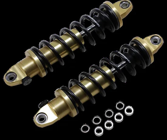 Legend REVO-A Coil Shock Pair Gold HD 12in Harley Street Glide Special ...