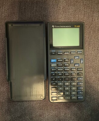 Texas Instruments TI-82 Graphing Calculator With Cover FREE SHIPPING | eBay