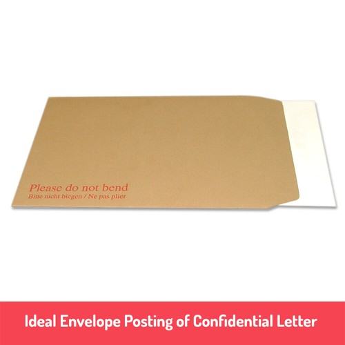 Hard Back Envelopes Please Do Not Bend Manilla Brown Envelopes A6 C6 C5 ...
