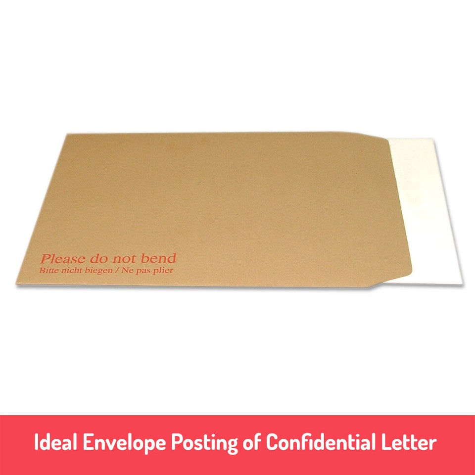 Hard Back Envelopes Please Do Not Bend Manilla Brown Envelopes A6 C6 C5 ...