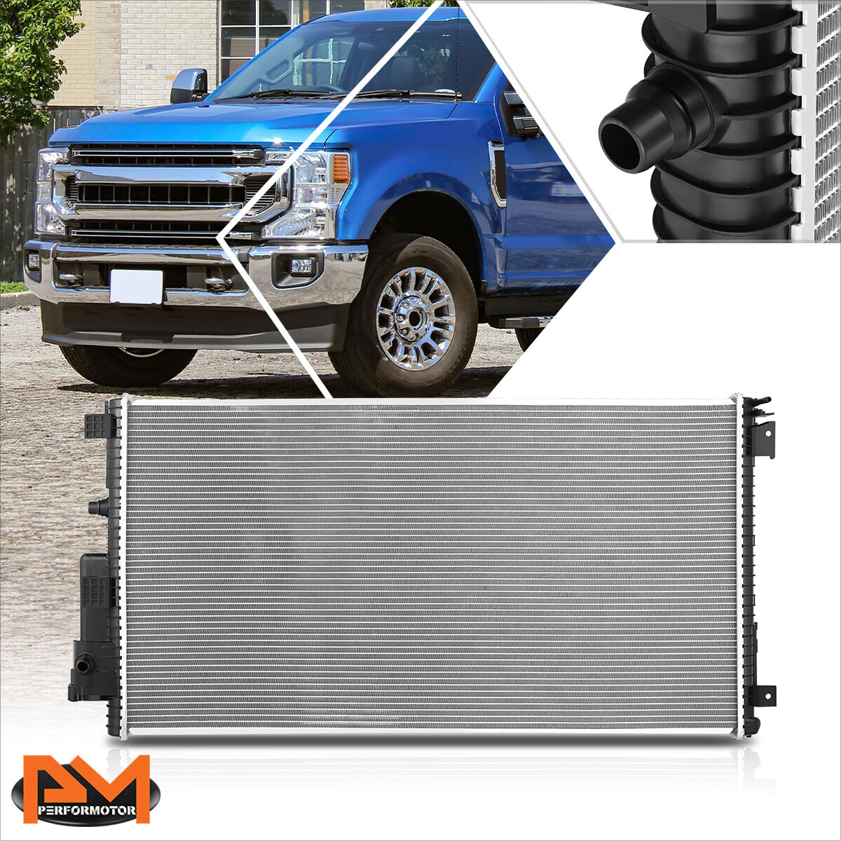 For 17-22 Ford F250-F550 SD 6.7L V8 Aluminum Core Cooling Radiator DPI ...