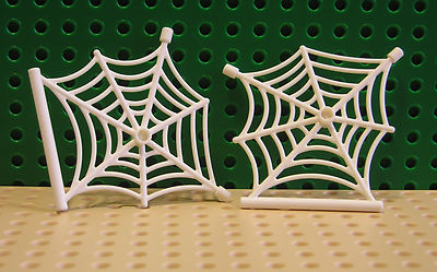 LEGO New Parts - 2x White SPIDERS WEB - Spiderman 76005 / Hobbit 79014 ...