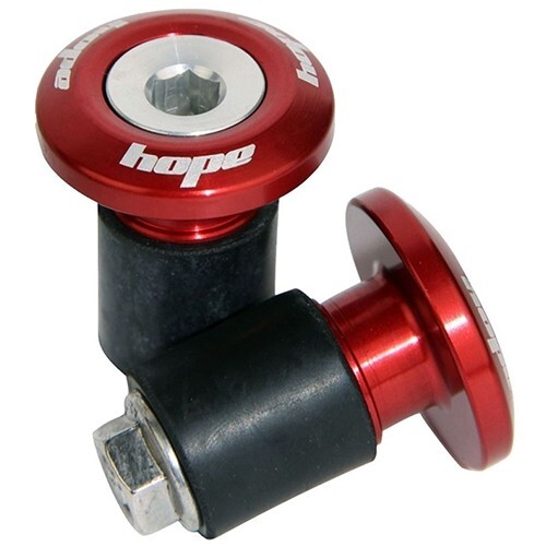 Hope Grip Doctor Handlebar Bar Ends Plugs Pair - Red - Brand New | eBay