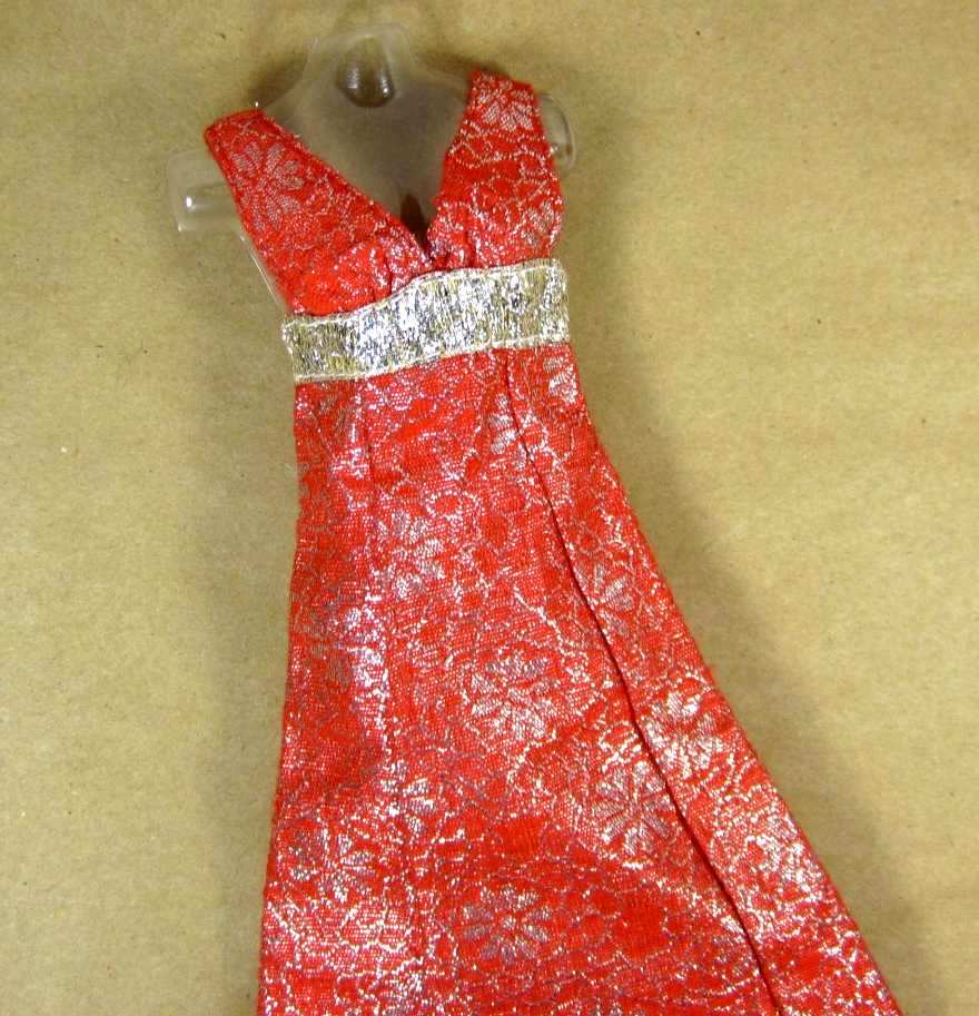 Superstar Barbie red silver Dress #9740 Brocade Dream GUAG 1978 vtg ...