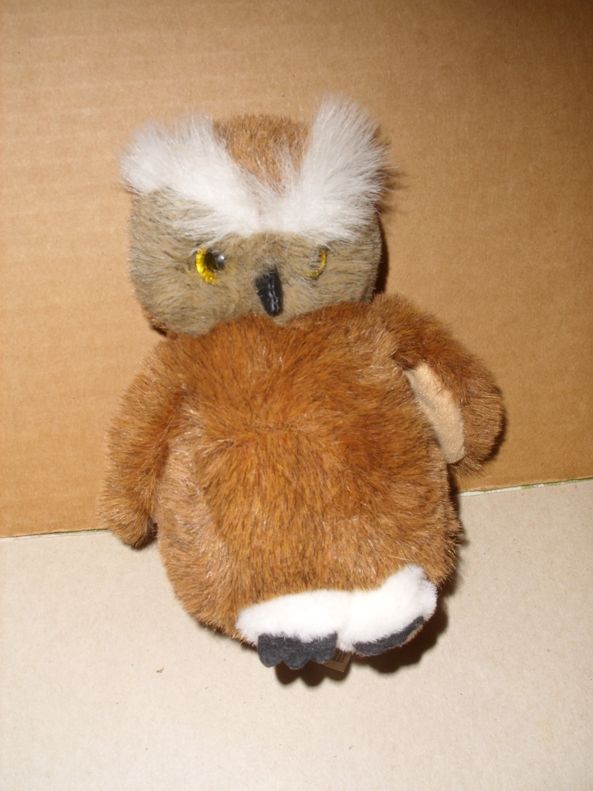 CASCADE TOY Great Horned Owl Soft Plush Stuffed Animal Toy 6 ...