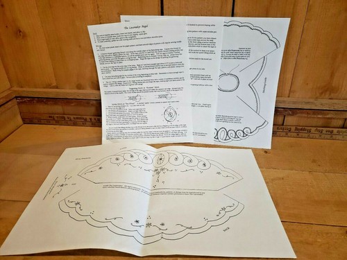 VINTAGE The Lace Maker Angel Battenburg Lace Pattern | eBay