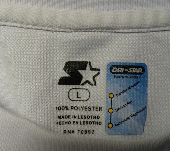 * DRI STAR DriStar - MENS Golf Polo Dress SHIRT - WHITE - L Large ...