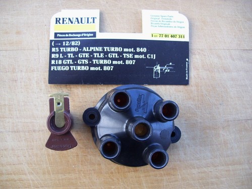 Genuine Renault 5gt Turbo Dist Cap & Rotor (7701407311) for sale online ...