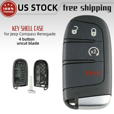 For Jeep Compass Renegade Fiat 500 500X M3N-40821302 Keyless Remote Key ...