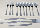 Oneida Aptitude Pattern Stainless Steel 15pc Everyday Flatware Set | eBay