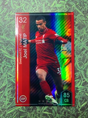 Panini Footista 2019 Joel Matip Liverpool FC F19 3-R Soccer card WCCF ...