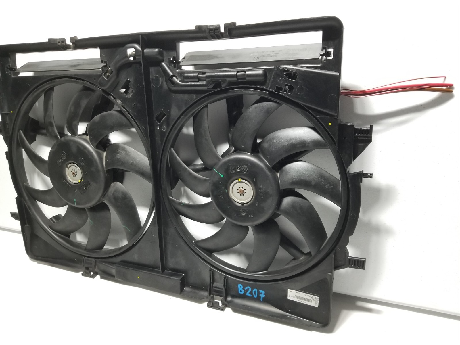 2009-2012 Audi Q5 Quattro 8R OEM Complete Radiator Cooling Fan Shroud ...