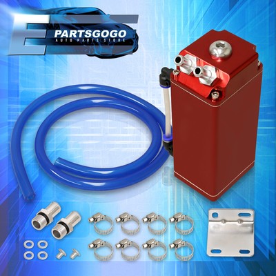 For Honda Civic S2000 Integra CRX Red Square 600ML Oil Catch Can ...