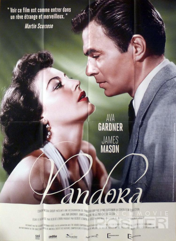 PANDORA - AVA GARDNER / JAMES MASON - REISSUE LARGE FRENCH MOVIE POSTER ...